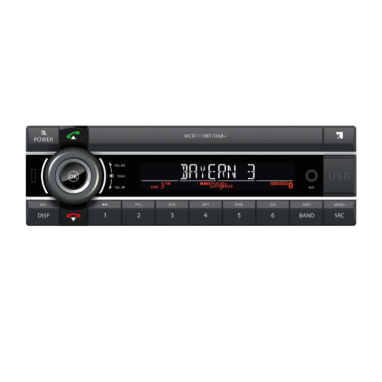 Radio für Mercedes SLK R170 "MCR 1120 K DAB+" - HUB CAR